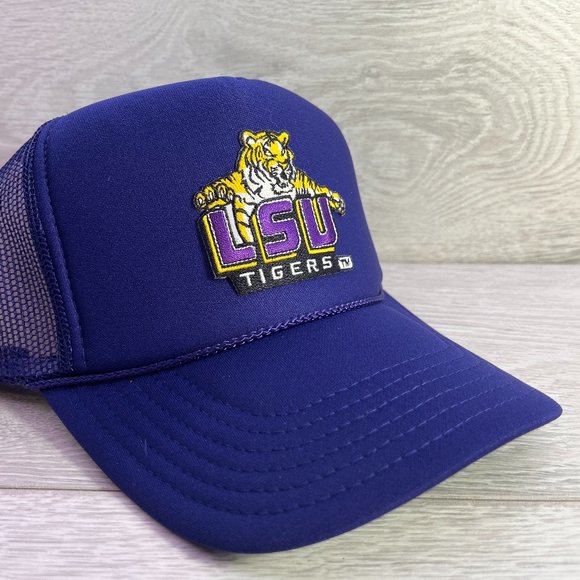 OTTO | Accessories | New Vintage Style Lsu Tigers Purple Trucker Hat ...